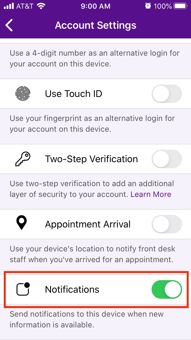 Turn on Notifications